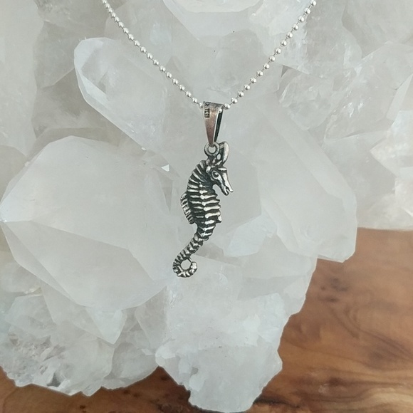 Jewelry | Sterling Silver Seahorse Pendant | Poshmark